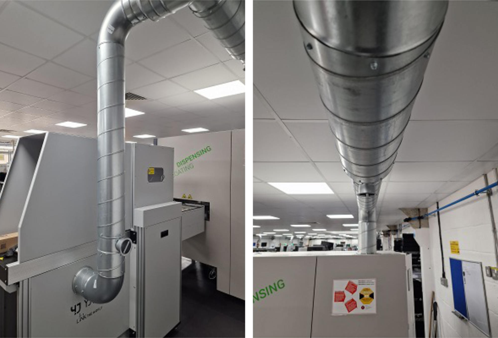 Connecting new ducts to existing infrastructure - Apex LEV Services